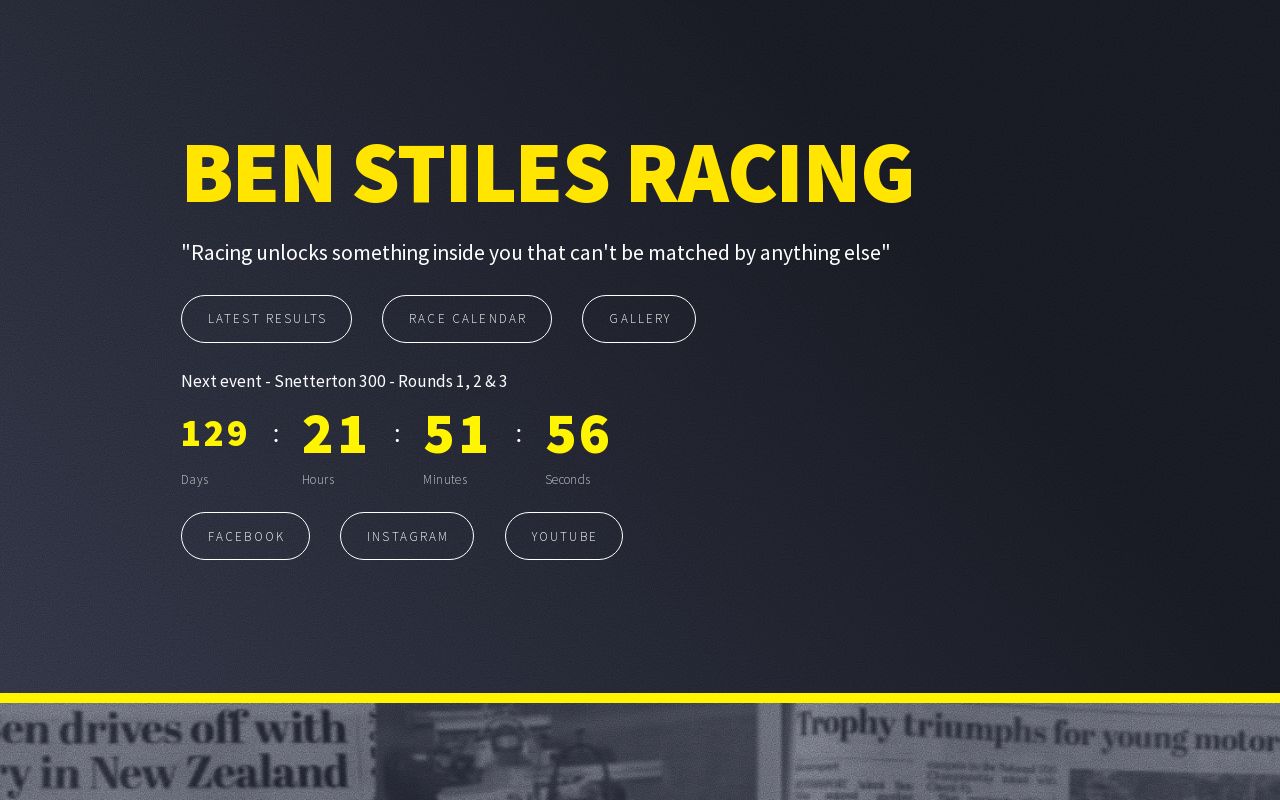 Ben Stiles Racing - Father & Son British Racing Team - Monoposto 1800